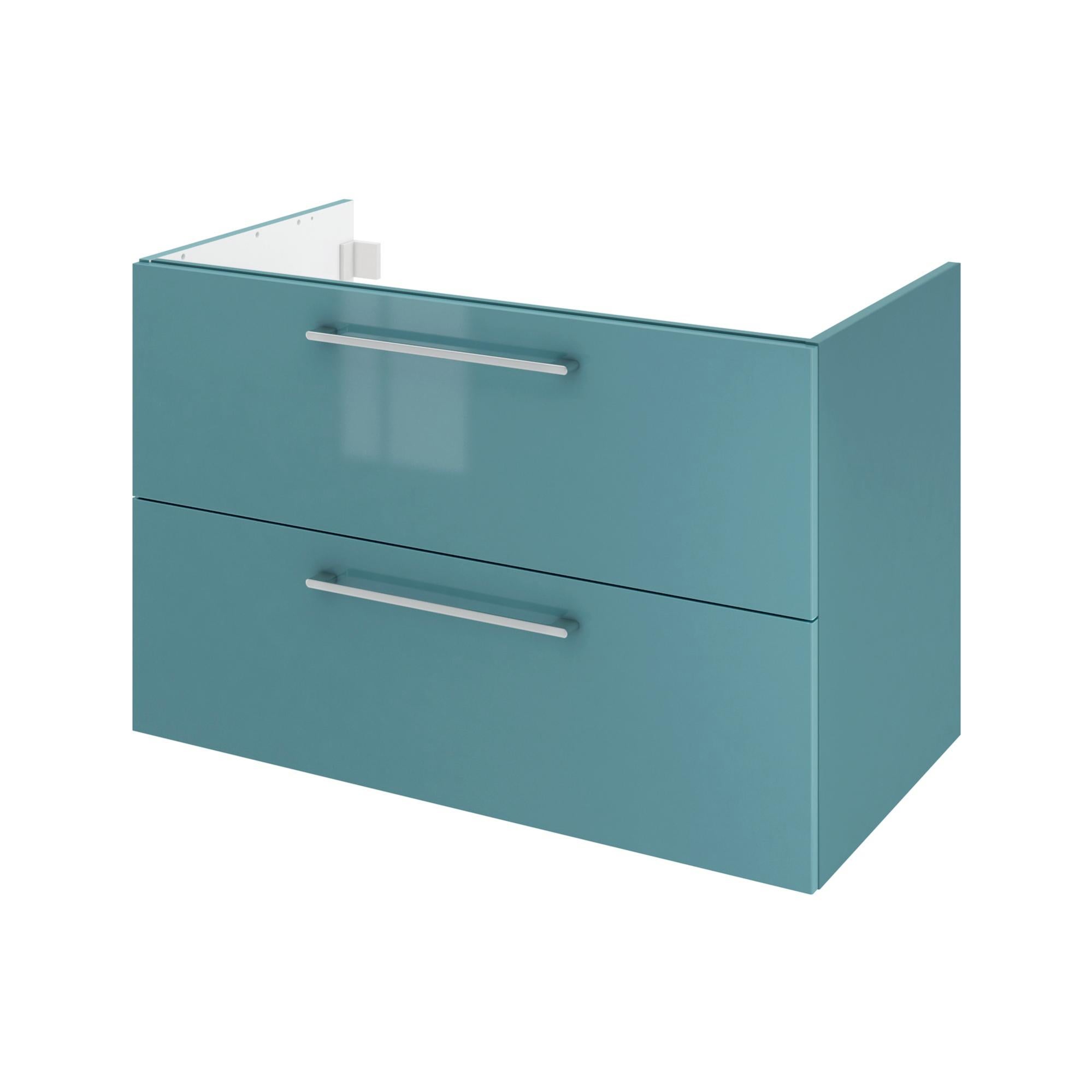 SENSEA - Mueble bajo lavabo - 2 cajones correderos - A.90 x A.58 x P.48 ...