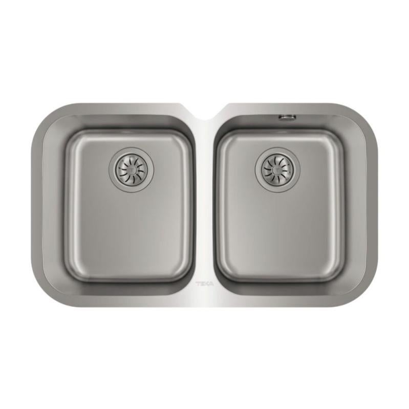 Évier Double Teka 10125150 Be 2c 765 Acier Inoxydable | Leroy Merlin
