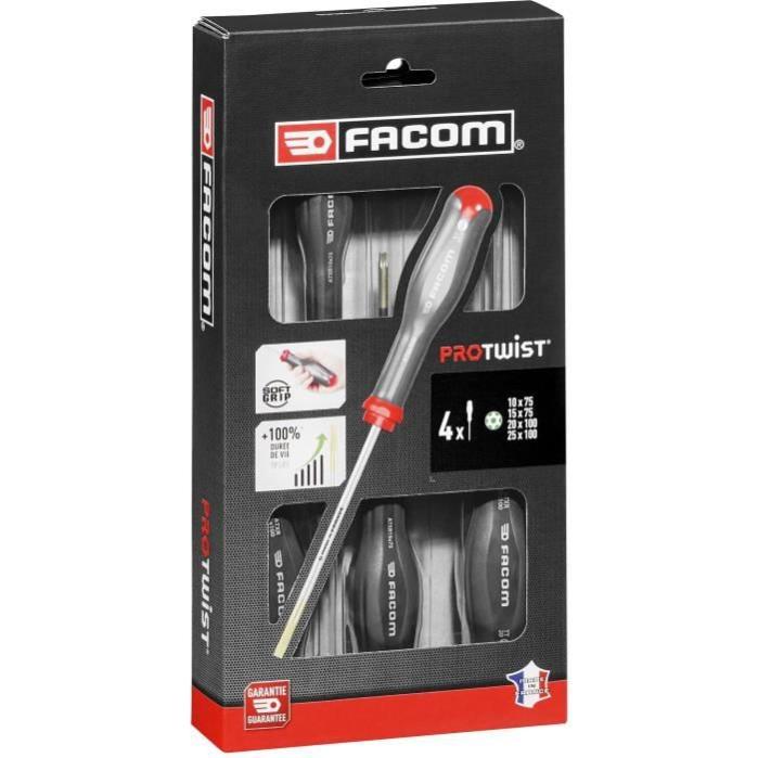 SET DI 4 CACCIAVITI PROTWIST RESISTORX / ATXR FACOM | Leroy Merlin