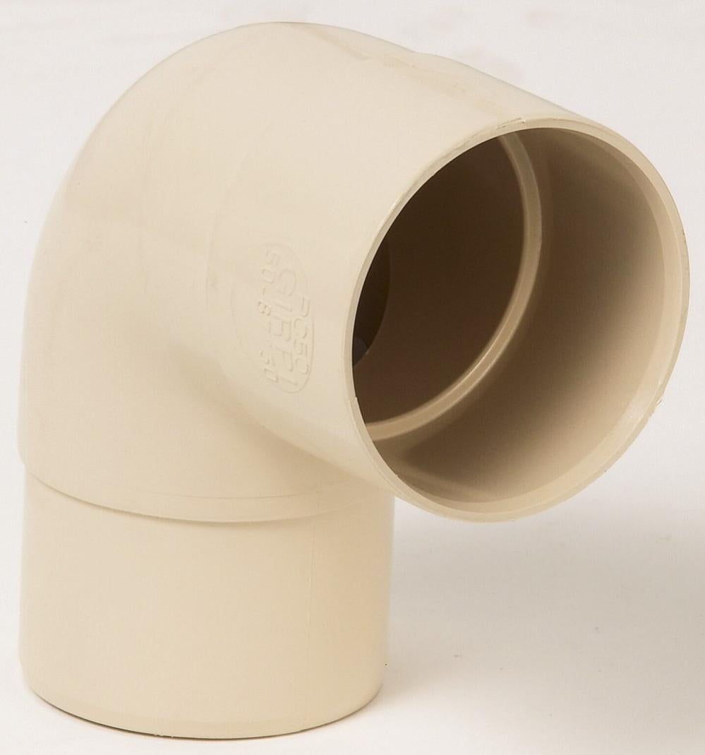 Gomito 87,3° pvc sabbia GIRPI, Dev. 16 cm Diam. 50 mm | Leroy Merlin