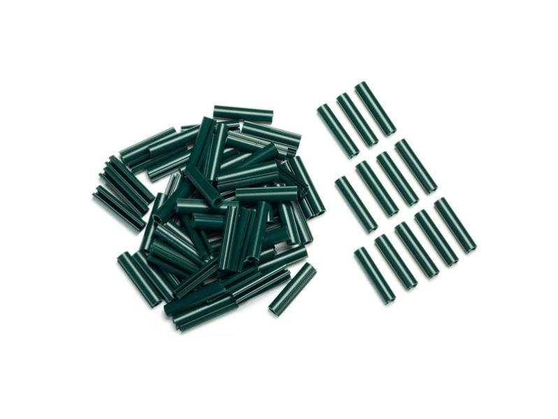 Lote De 100 Clips De Pvc Para Fijar Lixo Verde, H.1 Cm | Leroy Merlin