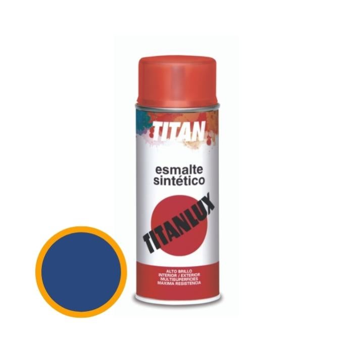 Esmalte Sintético en Spray Titanlux Azul Marino 400ml | Leroy Merlin
