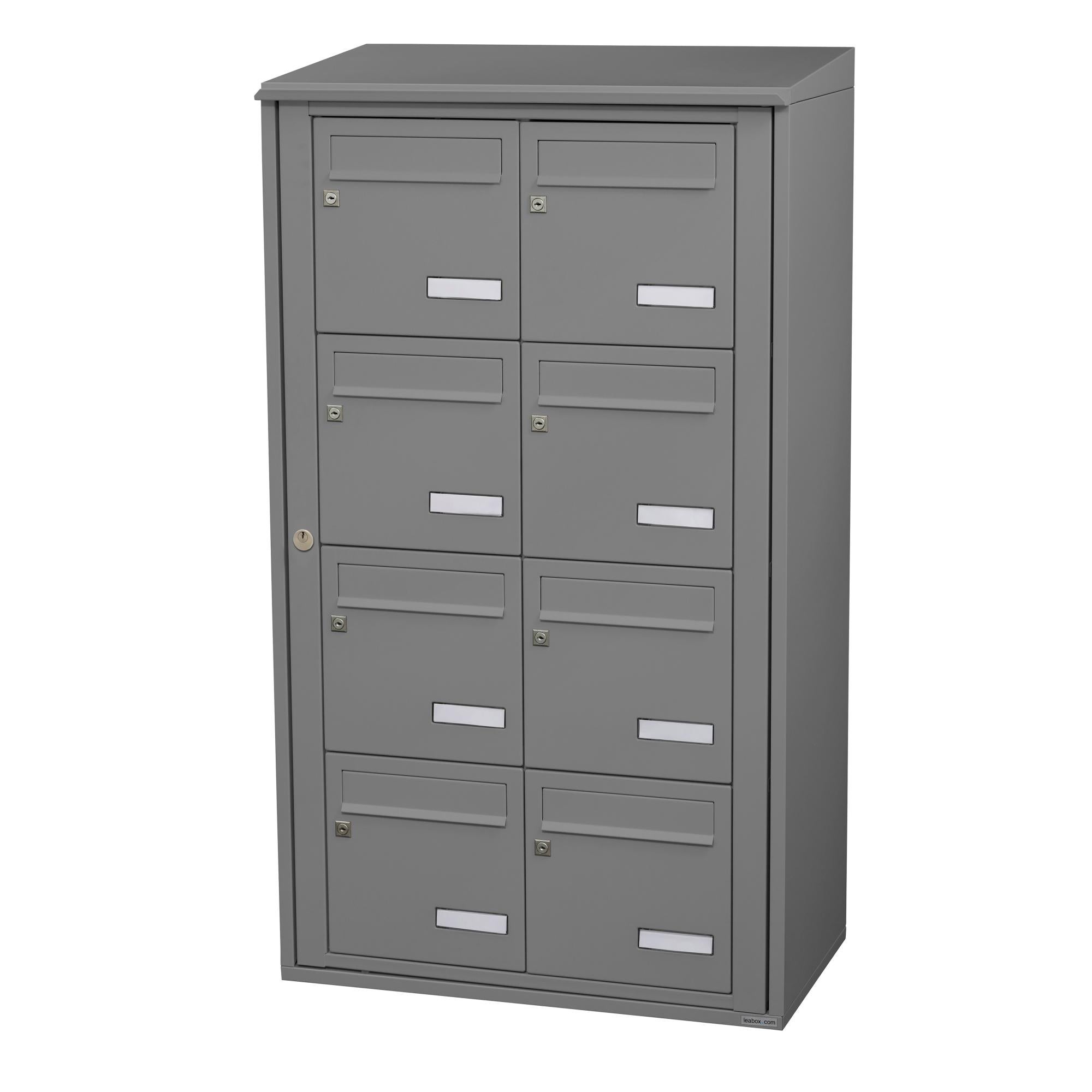 Bloc collectif leabox.com, 2x4, grade 3, simple face, Extérieur ...