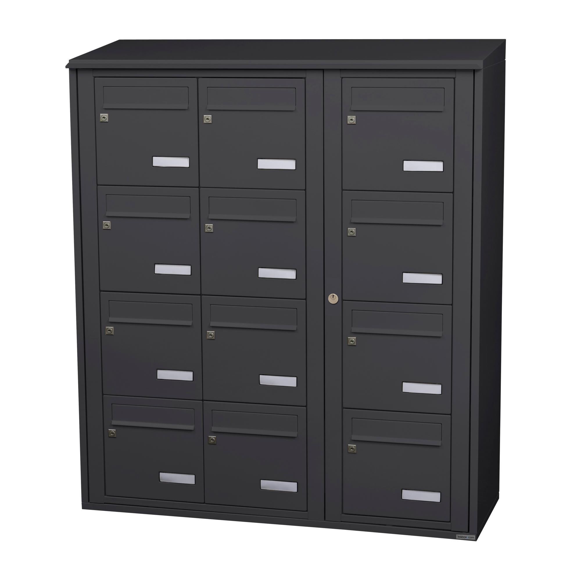 Bloc collectif leabox.com, 3x4, grade 3, simple face, Extérieur ...