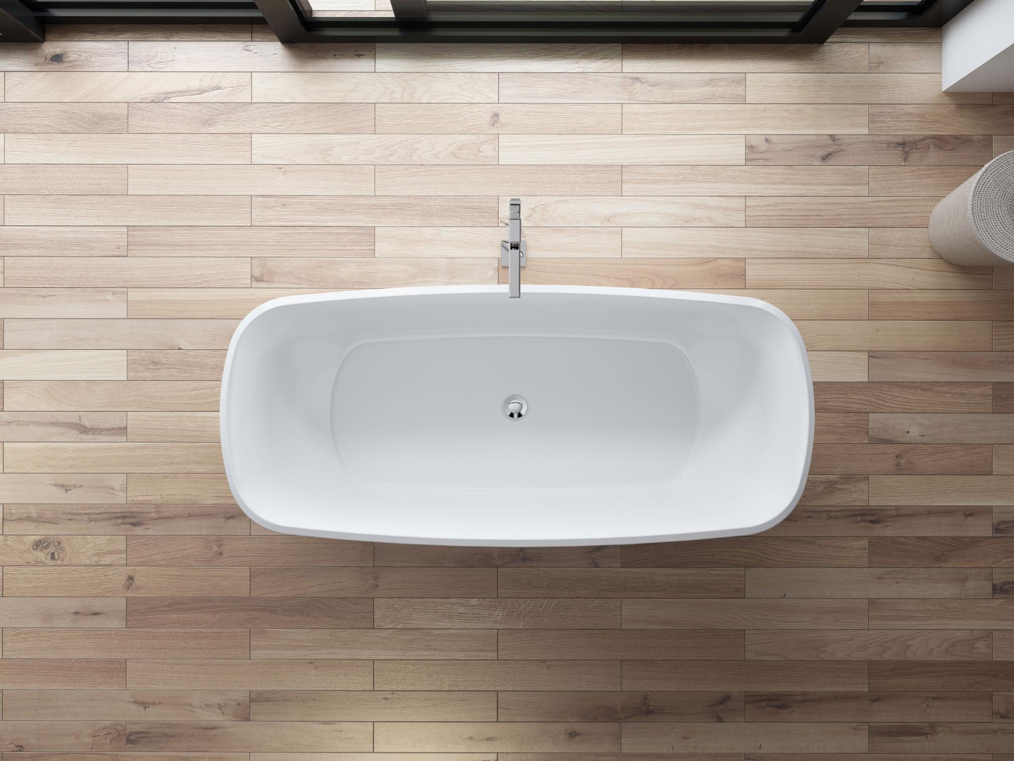 TIALYS Vasca a isola ovale L 170 x l 75 cm | Leroy Merlin