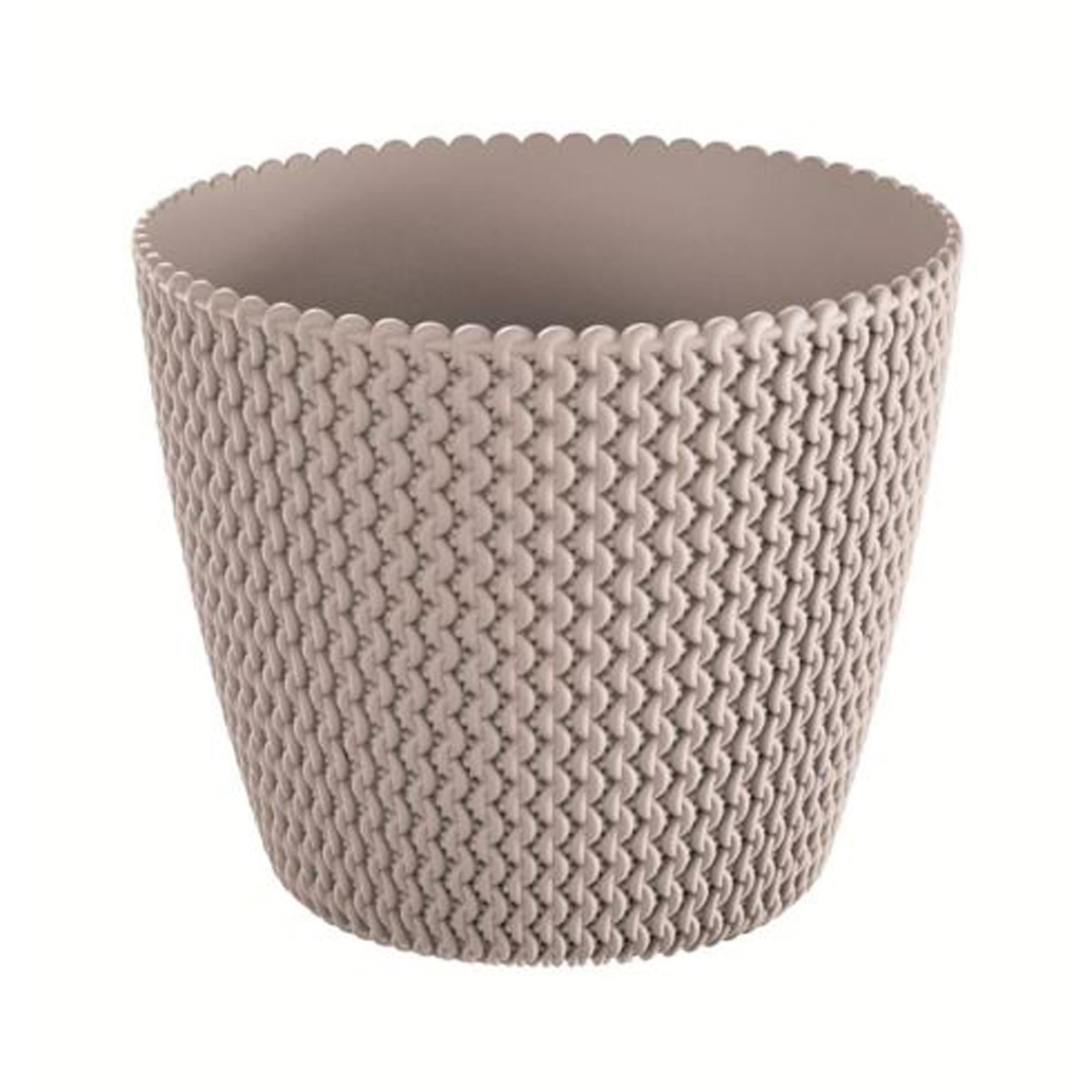 Prosperplast Splofy pot rond 5L Ø 21,8 x 18,4 cm mocca | Leroy Merlin