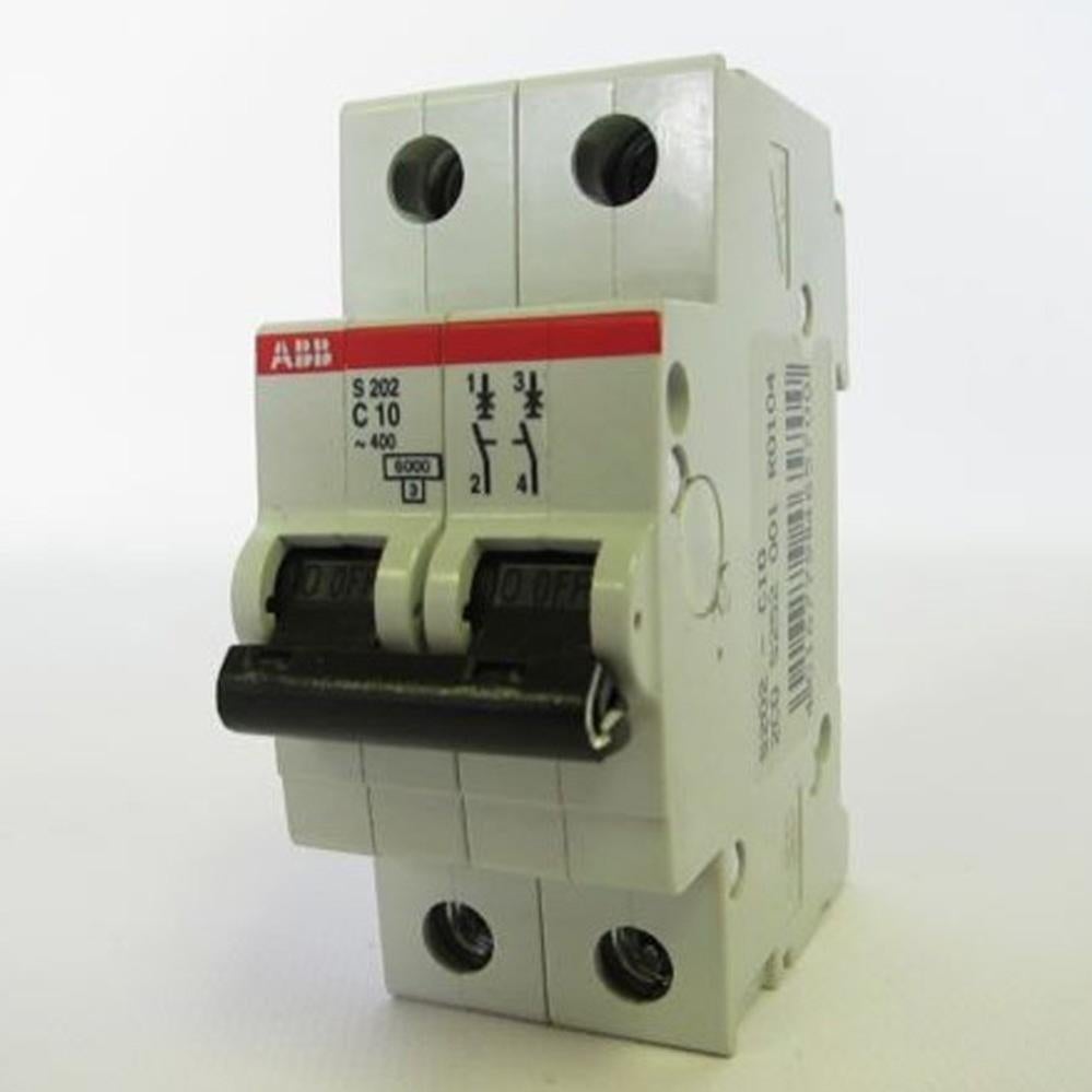 Interruttore magnetotermico s 202 - c10 6ka 2p 10a abb | Leroy Merlin