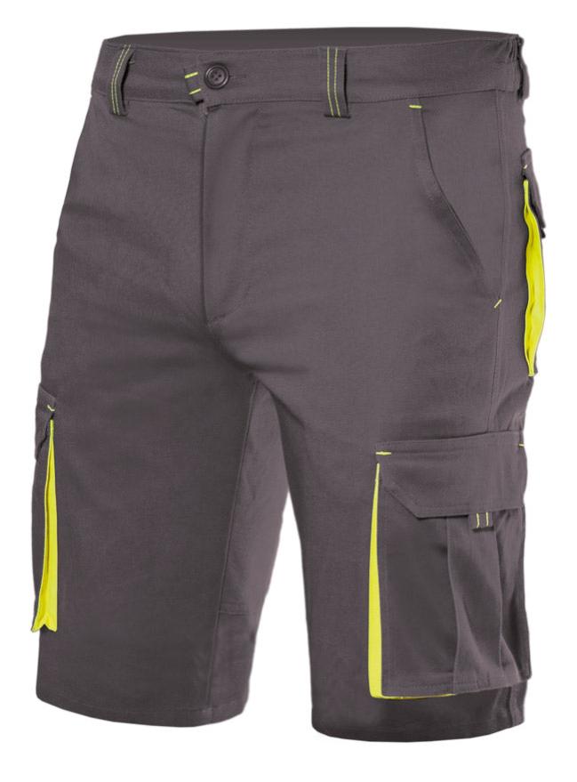Velilla Bermuda Stretch Bicolore 56 Grigio/Giallo Fluo | Leroy Merlin