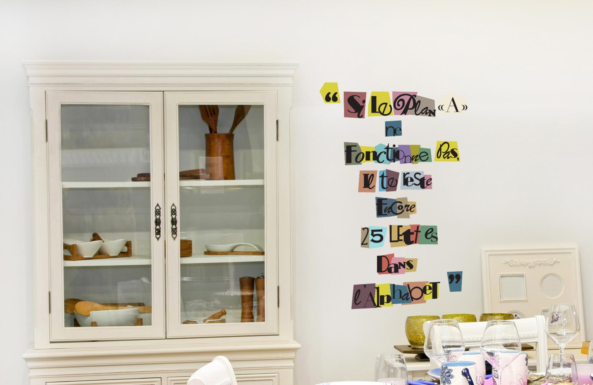 Stickers y vinilos decorativos, cita divertida con carta anónima, 24 cm ...