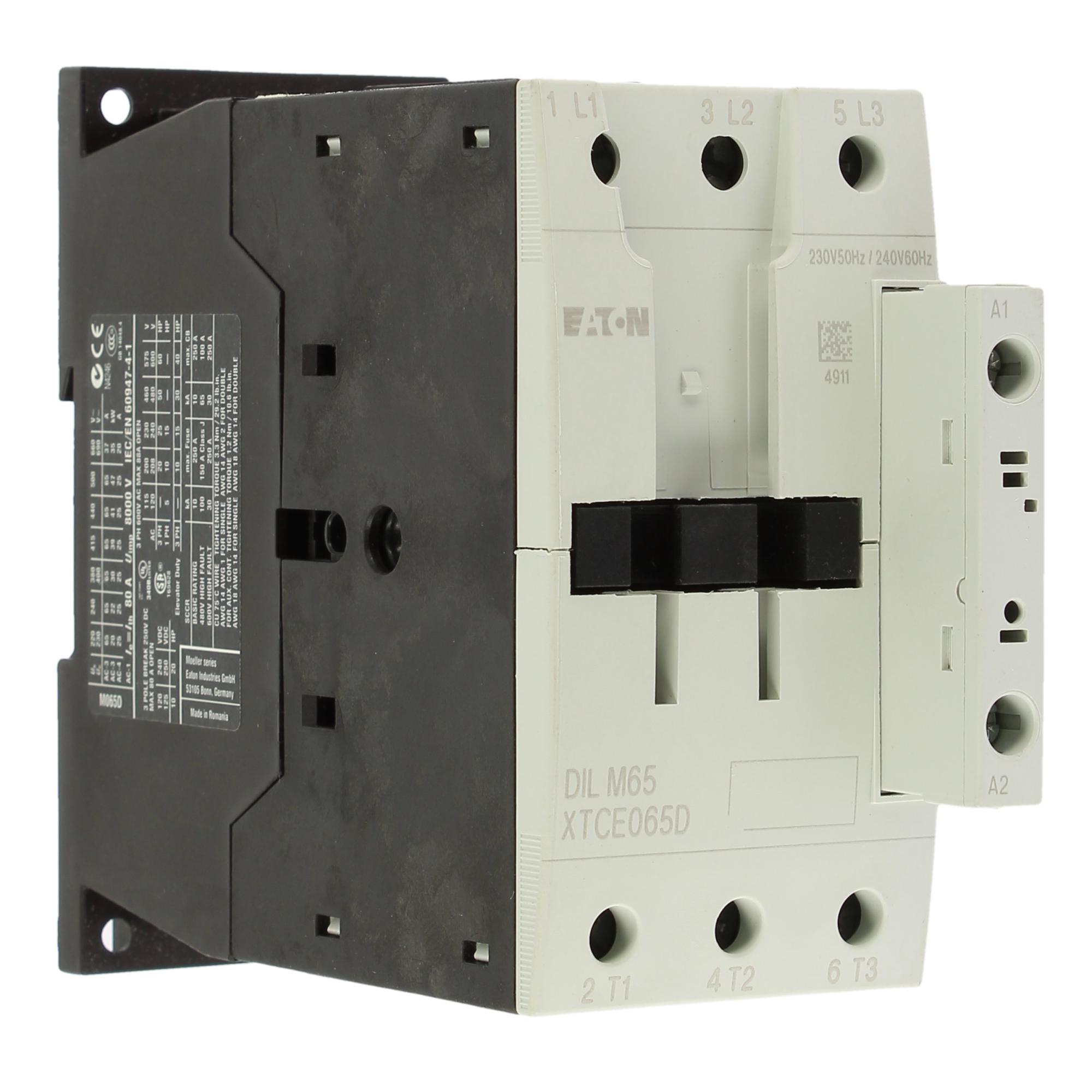 Eaton Dilm65 (230-240v 50/60hz) contattore potenza 30kw - Nuovo | Leroy ...