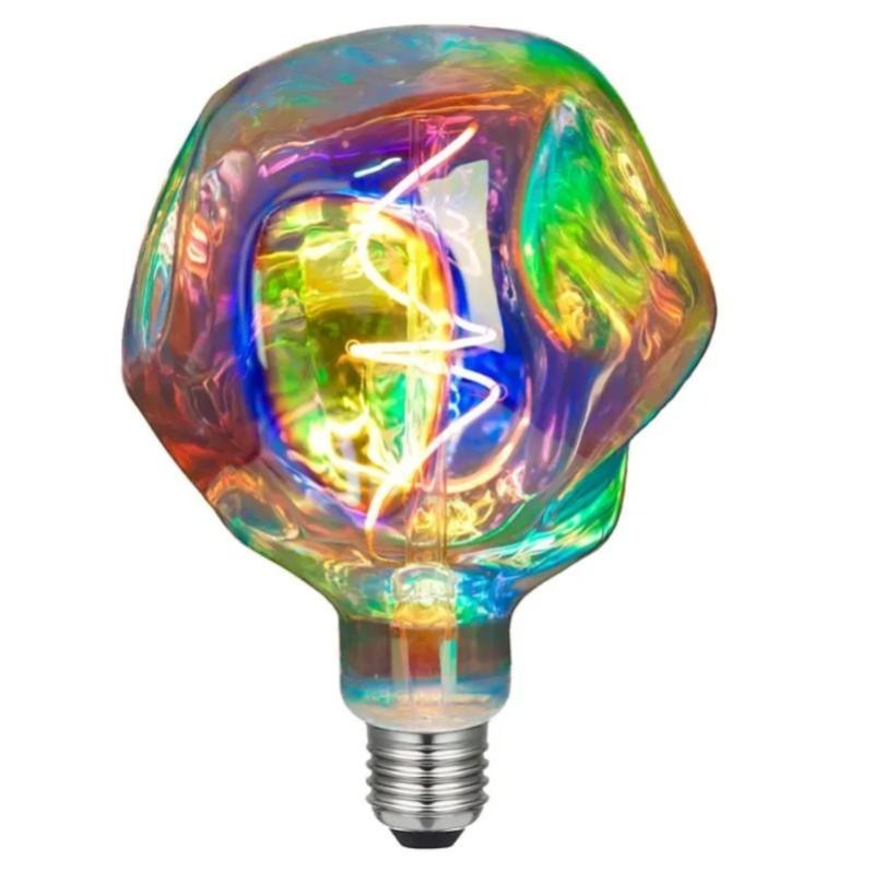 Ampoule Led décorative filament E27 125 4 W Rainbow Rock - Sampa Helios | Leroy Merlin