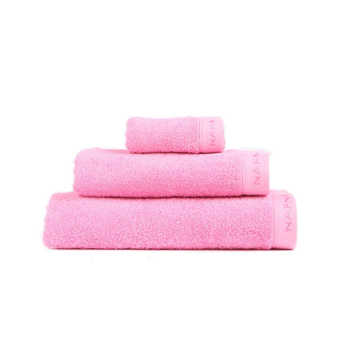 Lot de 3 serviettes CASUAL rosa 30x50+50x100+70x140 cm | Leroy Merlin