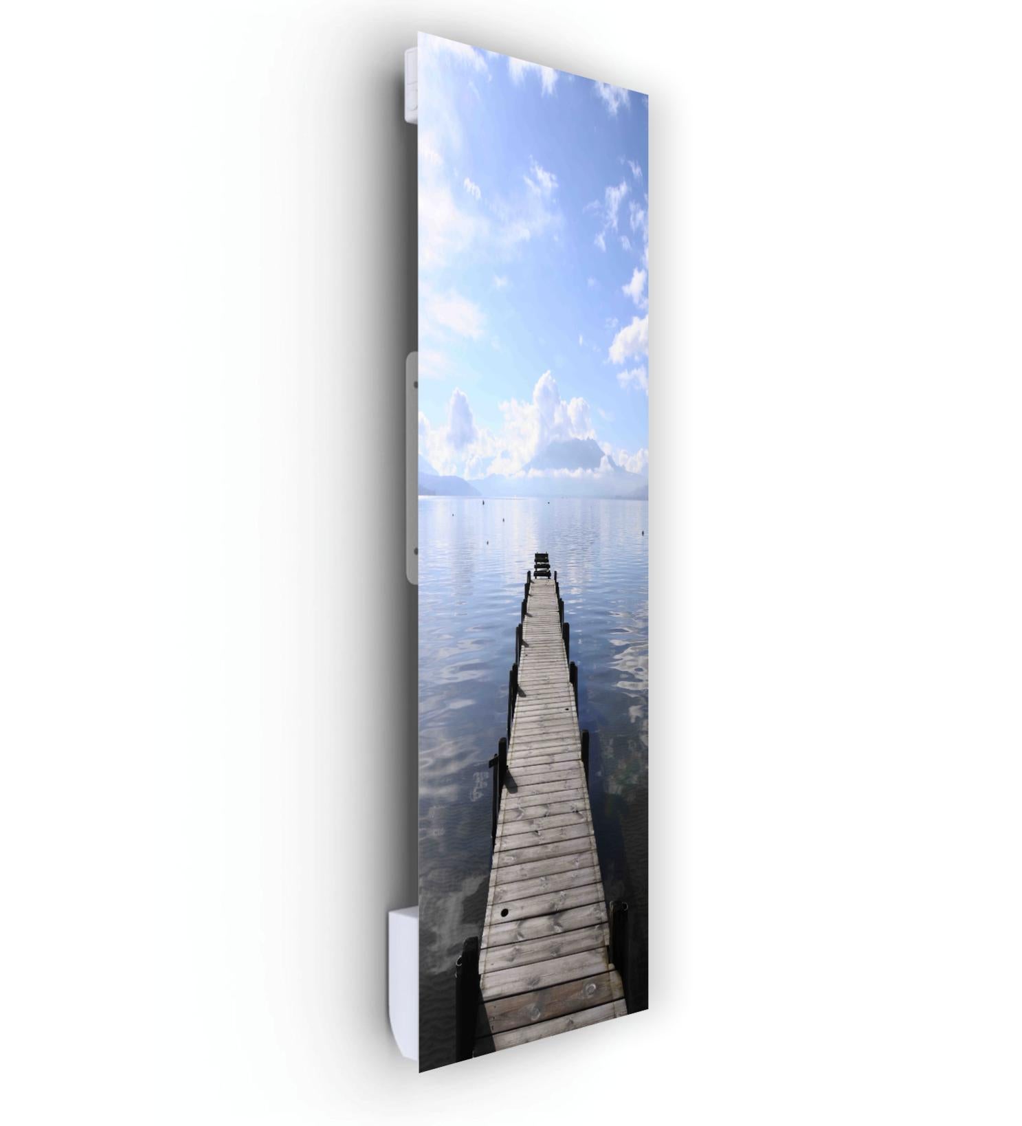 ILO / Radiateur Électrique Rayonnant Mural / 500W / Extra Plat, Verre ...