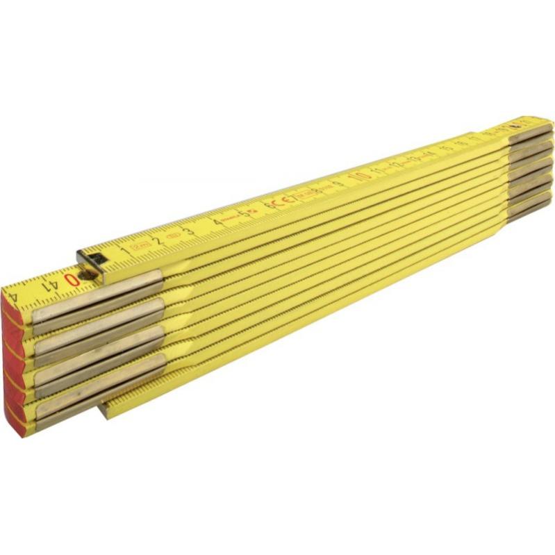 Règle graduée pliante en bois Jaune 2m jaune Stabila | Leroy Merlin