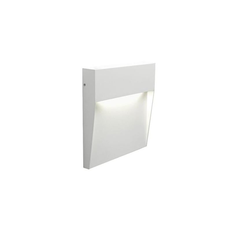 Luz de paso 6W Led 4000K línea cuadrada geo blanca | Leroy Merlin