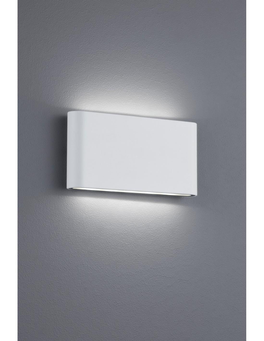 Applique Rettangolare Thames II Led Doppia Emissione IP54 Bianco L17 cm ...
