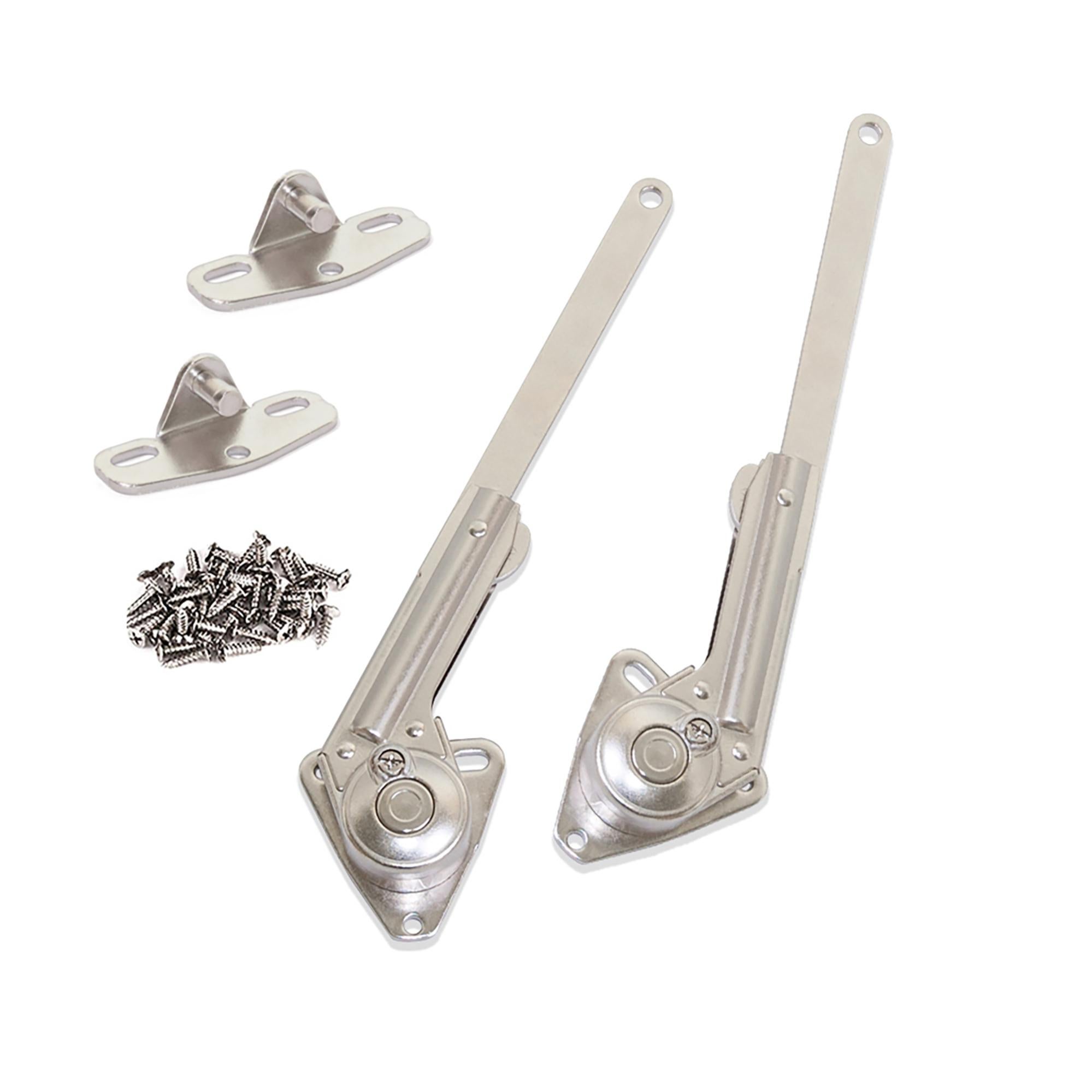 Emuca Braccetti per cassapanca, portata 20-70 kg x cm, Acciaio e Zama ...