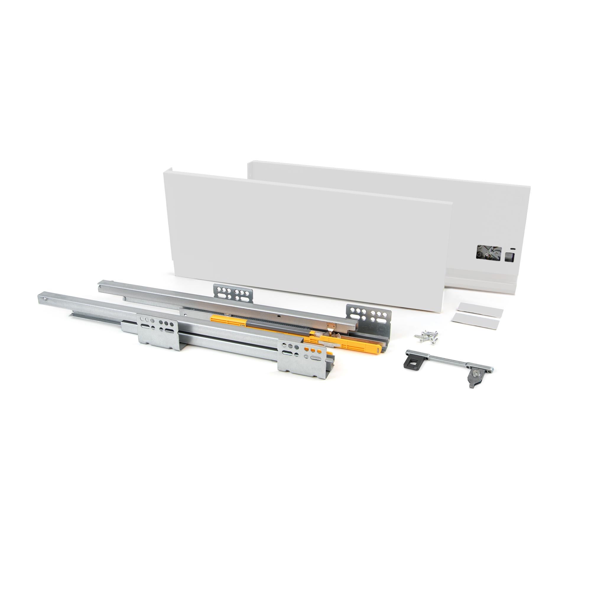 Emuca Gaveta exterior Concept 30 kg altura 185 mm, 400, Pintado branco ...