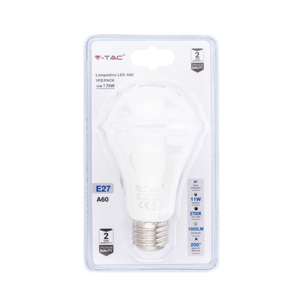 Lampadina LED E27 11W A60 2700K (Blister 1 Pezzo) | Leroy Merlin