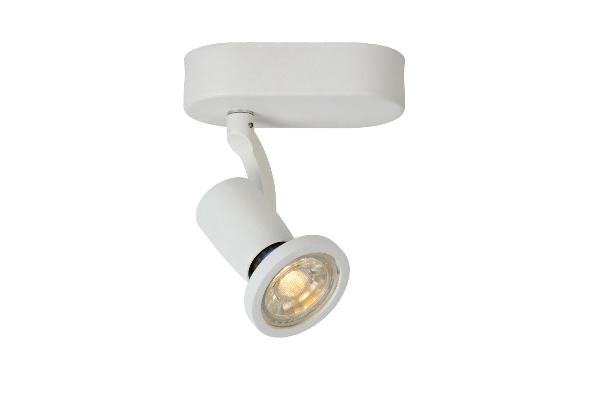 Lucide JASTER-LED - Spot plafond - LED - GU10 - 1x5W 2700K - Blanc ...