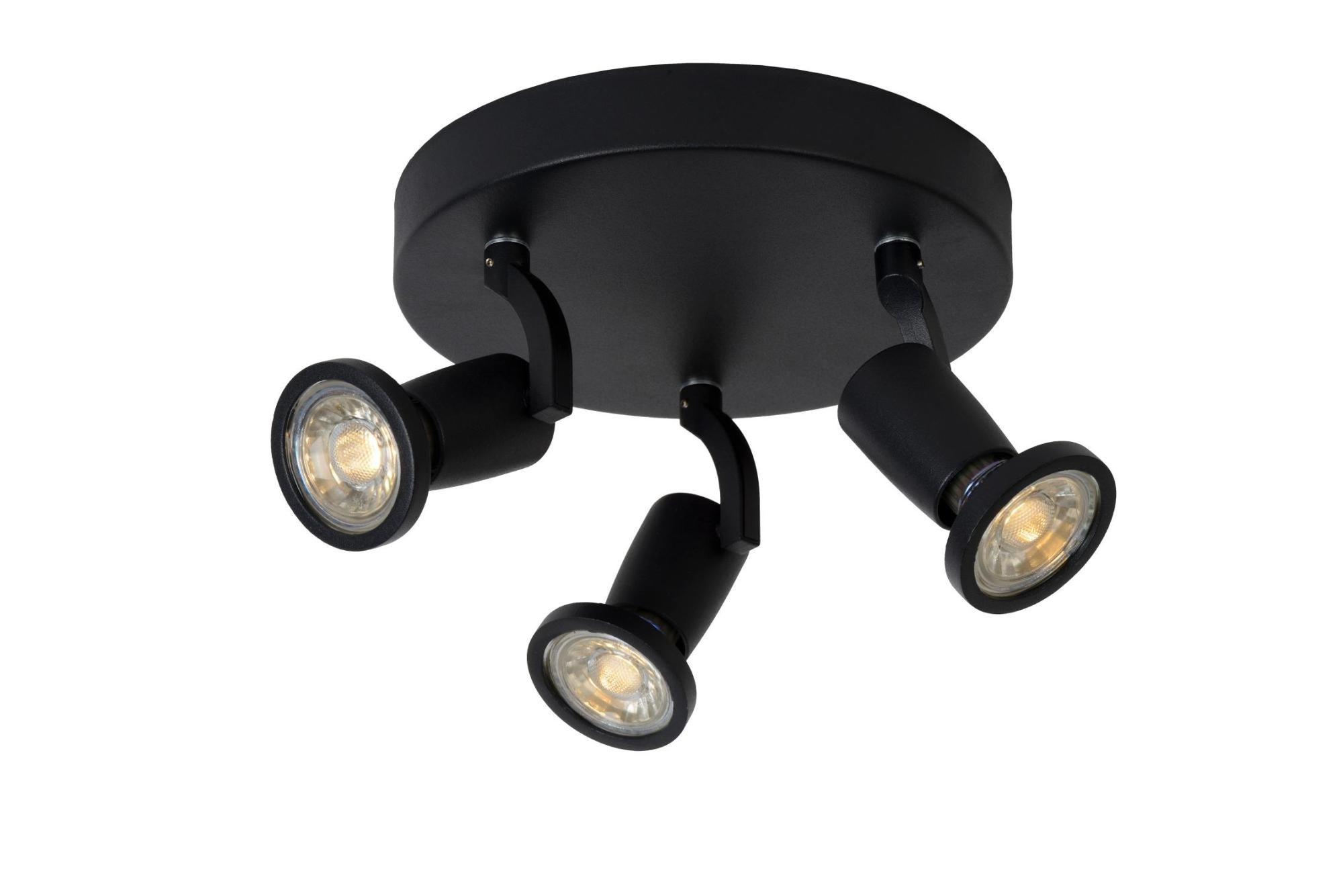 Lucide JASTER-LED - Spot plafond - Ø 20 cm - LED - GU10 - 3x5W 2700K ...