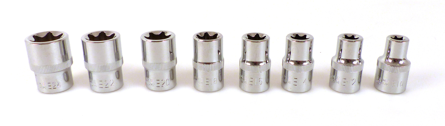 PRECISION-STEEL 9 douilles étoiles femelles E | Leroy Merlin