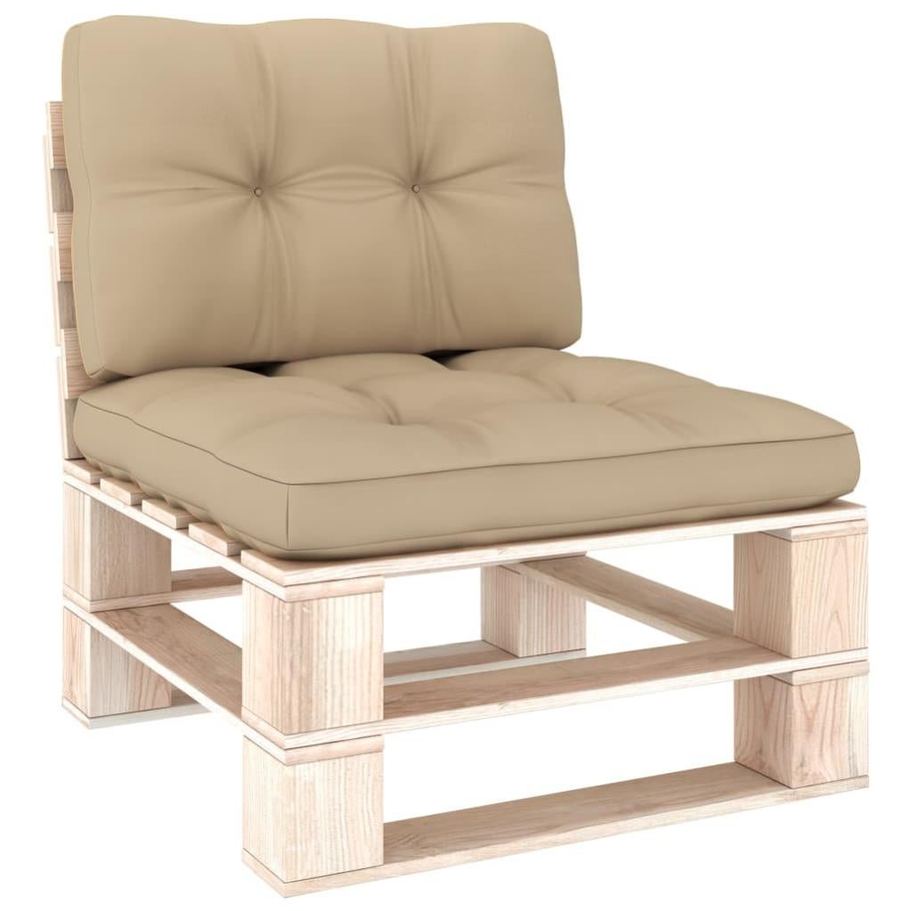 VidaXL Cuscini per Pallet 2 pz Beige in Tessuto | Leroy Merlin