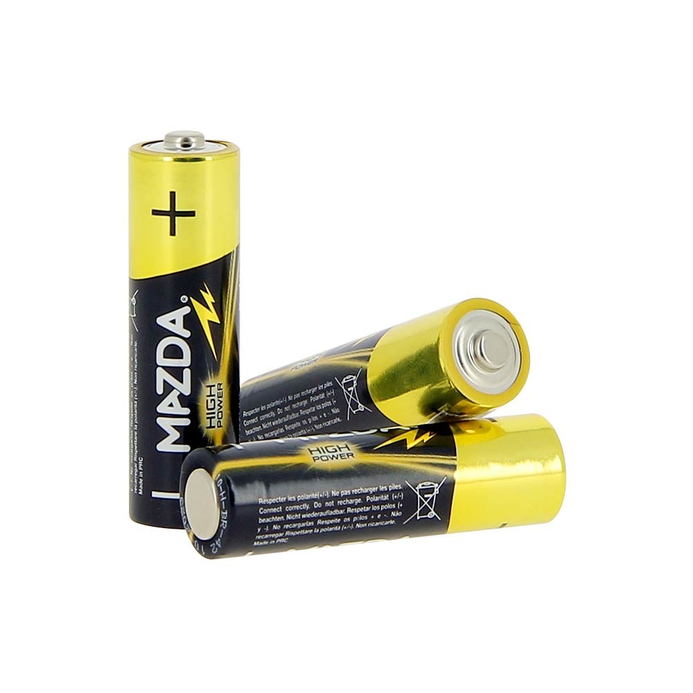 Xanlite - Lot De X4 Piles Mazda, Lr06, Aa, Alcaline 1.5v - Mpilr06hpx4 ...