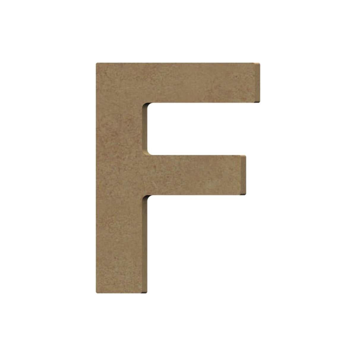 Lettre F majuscule mdf 12cm | Leroy Merlin