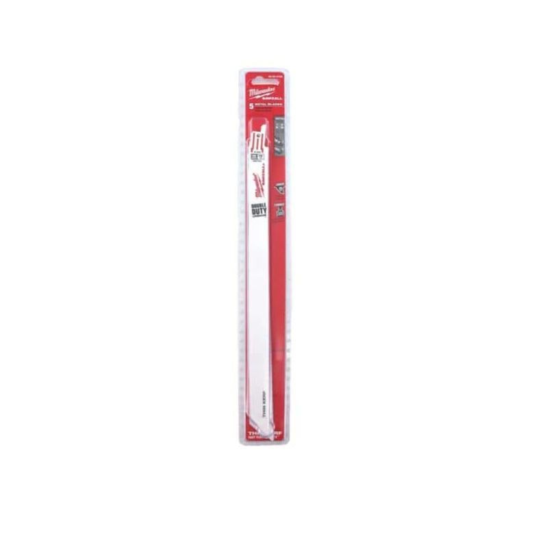 Pack de 5 lames de scie sabre bi-metal/co 300 mm MILWAUKEE SAWZALL 18 ...