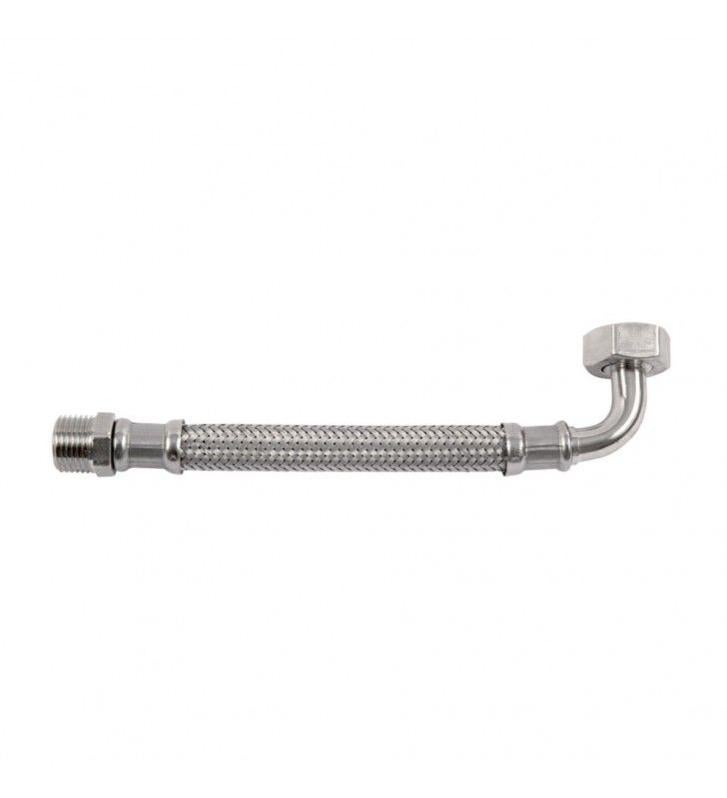 Flessibile In Acciaio Inox 1/2â€ m - 3/4â€ f Con Curva | Leroy Merlin