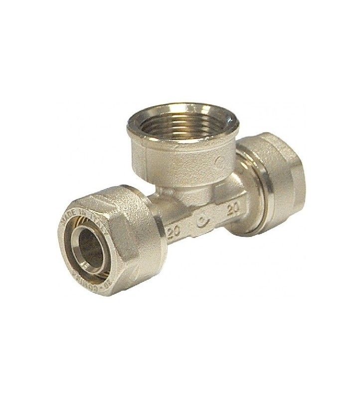 Raccordo A Tee Femmina Diam.1/2x16 Per Multistrato | Leroy Merlin