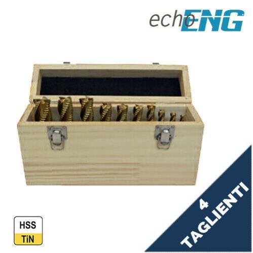 Serie Frese Frontali Candela 4 Taglienti 10 Pz Sgrossatura Hss Tin Set ...
