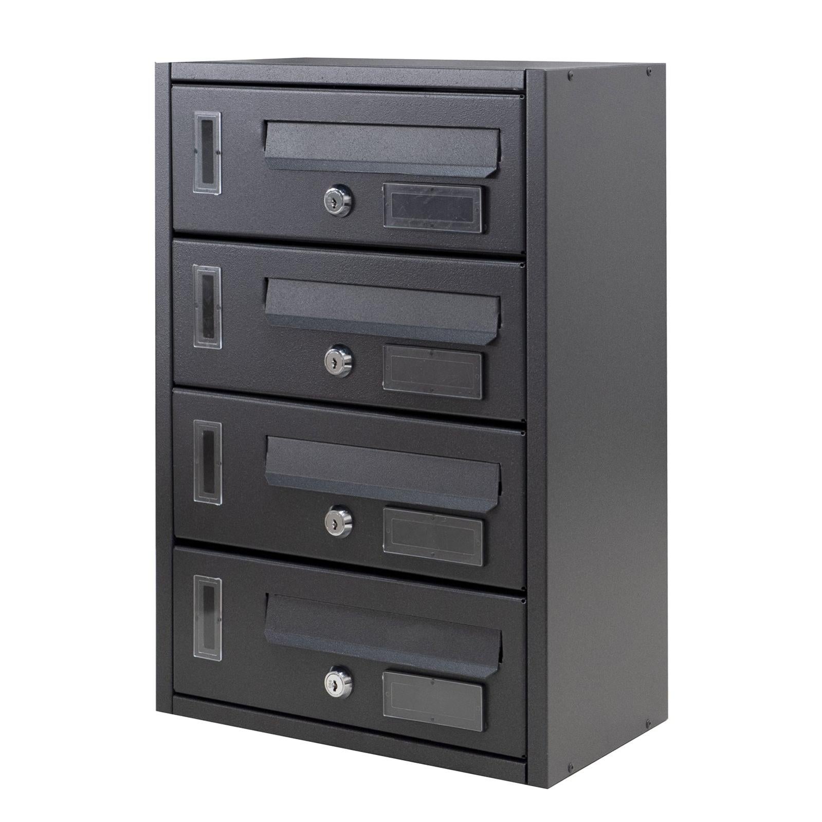 Cassetta postale condominiale da muro buca lettere componibile "Made in ...