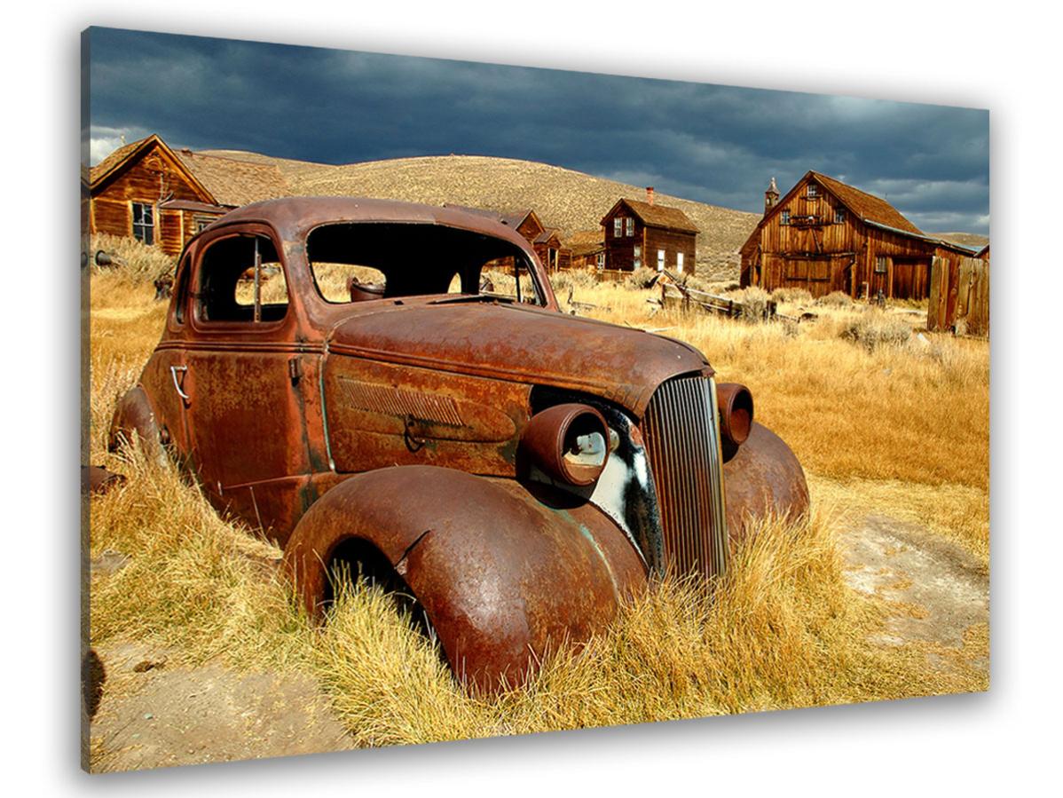 Quadro auto deco in campo aperto - 80x50 cm | Leroy Merlin