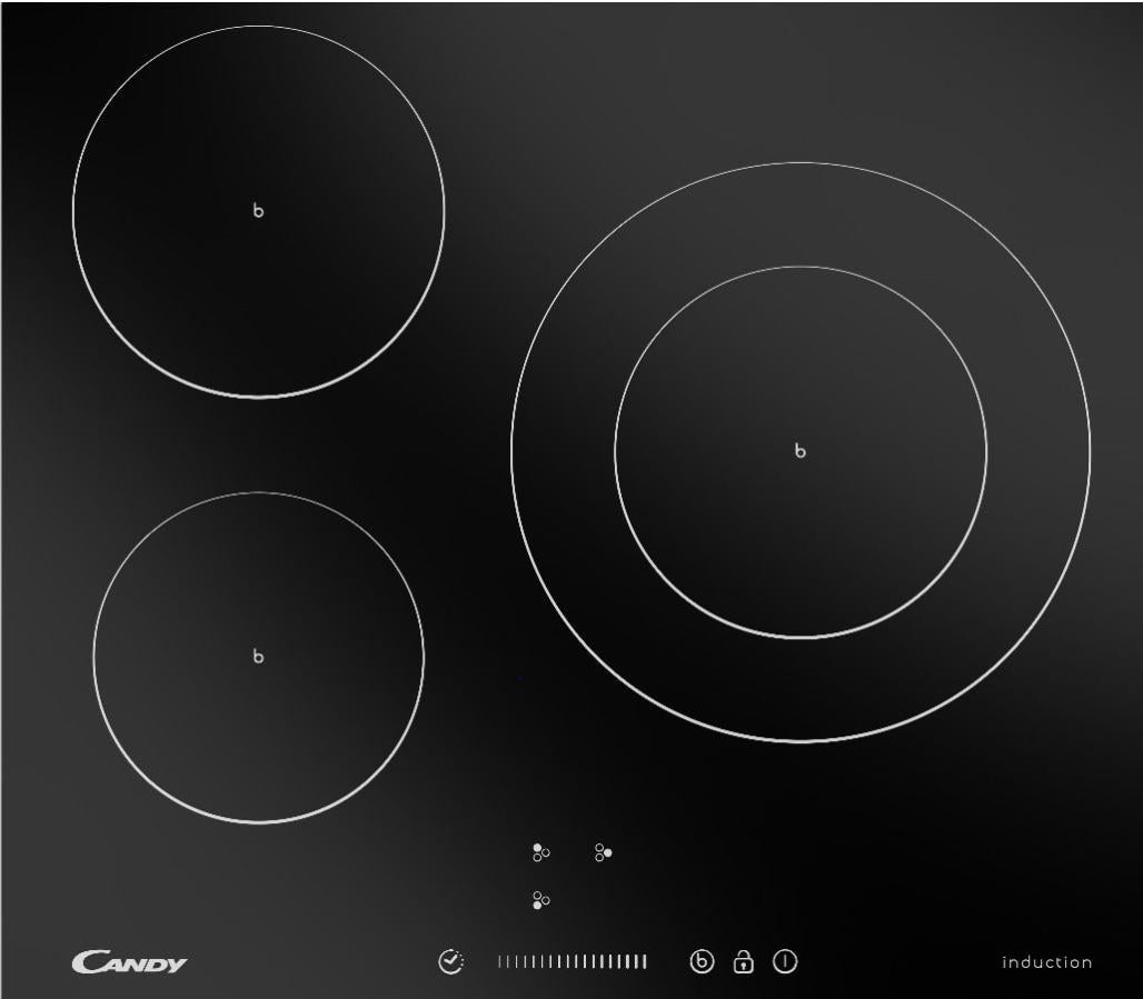 Plaque induction CANDY 8500W 59cm, CI6744 | Leroy Merlin