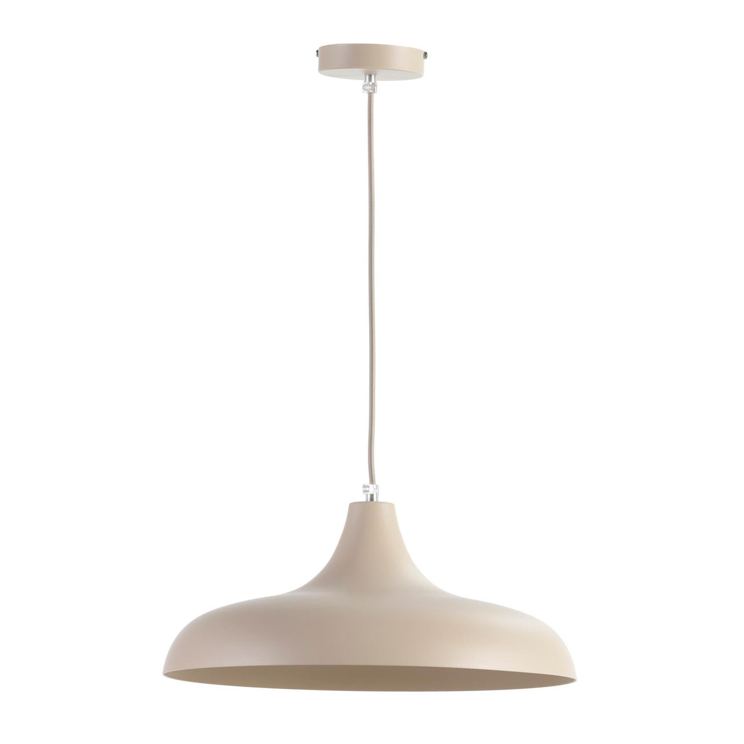 Lámpara techo aluminio color crema | Leroy Merlin