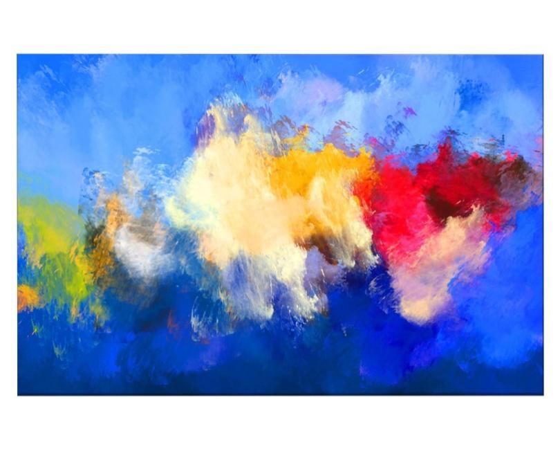 Tableau Couleurs Multicouleur - 100 X 3 X 50 Cm - Homemania | Leroy Merlin