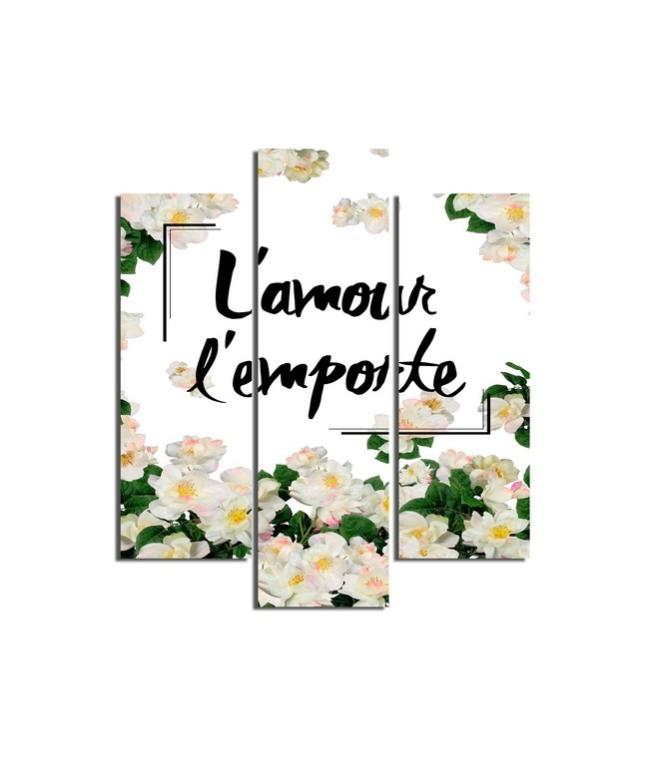 Tableau Saint-valentin Multicouleur - 57 X 0,3 X 60 Cm - Homemania ...