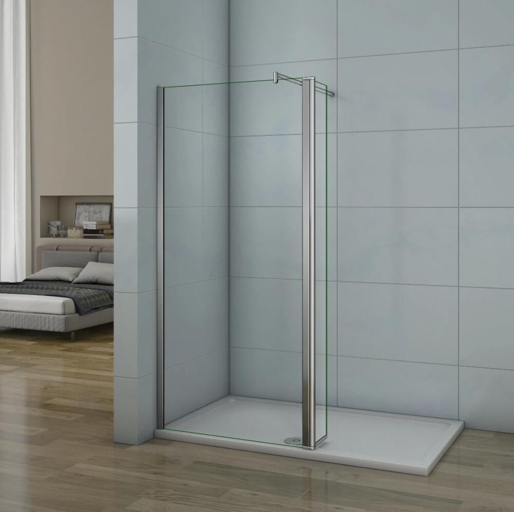 Aica Italy Walk In Parete Doccia 120x200cm Con Paretina Mobile Da 30cm ...