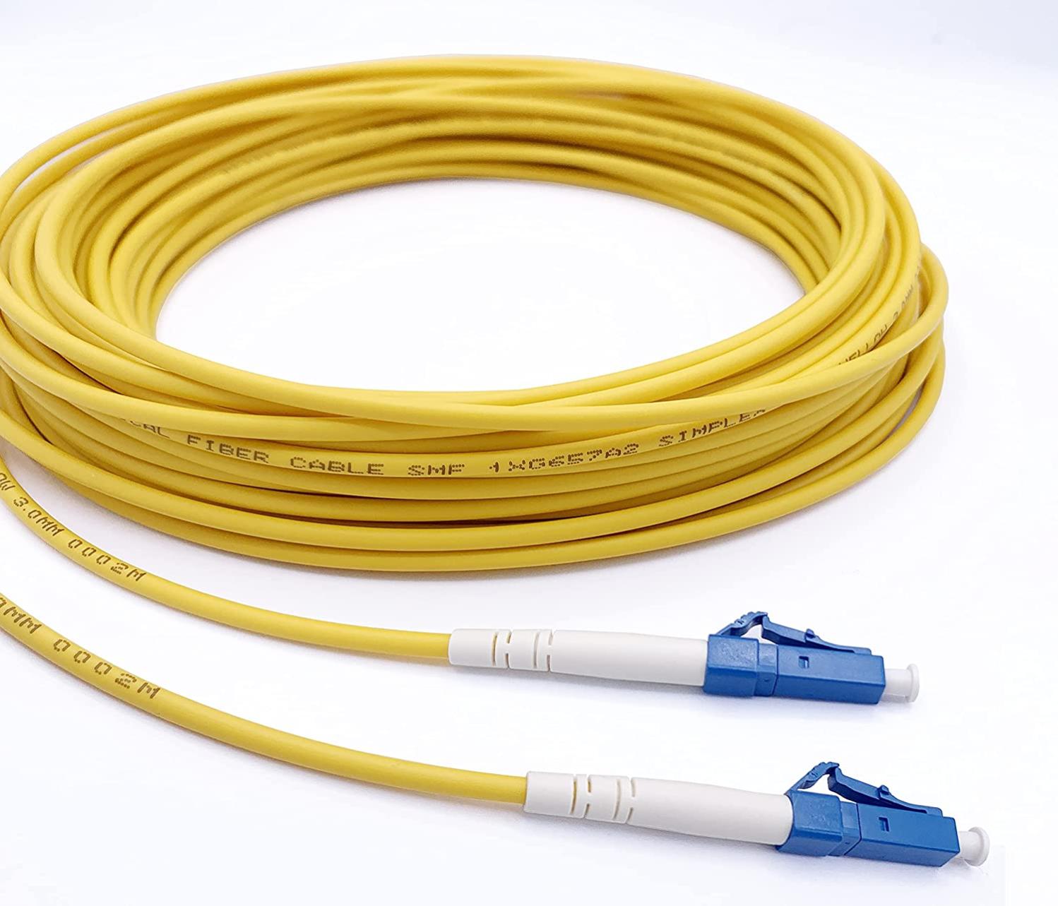 Elfcam® - Cable a Fibre Optique LC/UPC a LC/UPC Simplex Monomode 9 ...