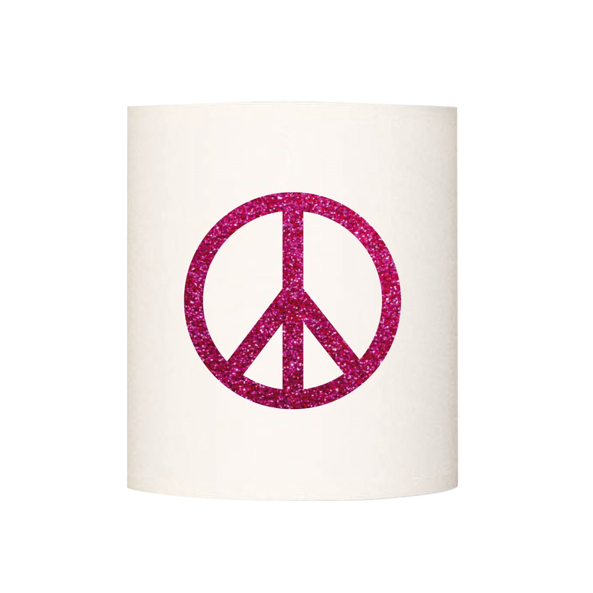 Abat-Jour Peace And Love Pailletée rose Diam. 35 cm Lilipouce | Leroy ...