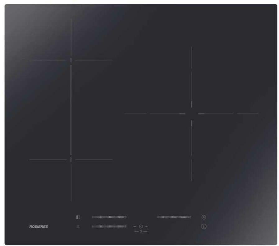 Plaque induction ROSIèRES 7100W 56cm, RMC634TPS | Leroy Merlin
