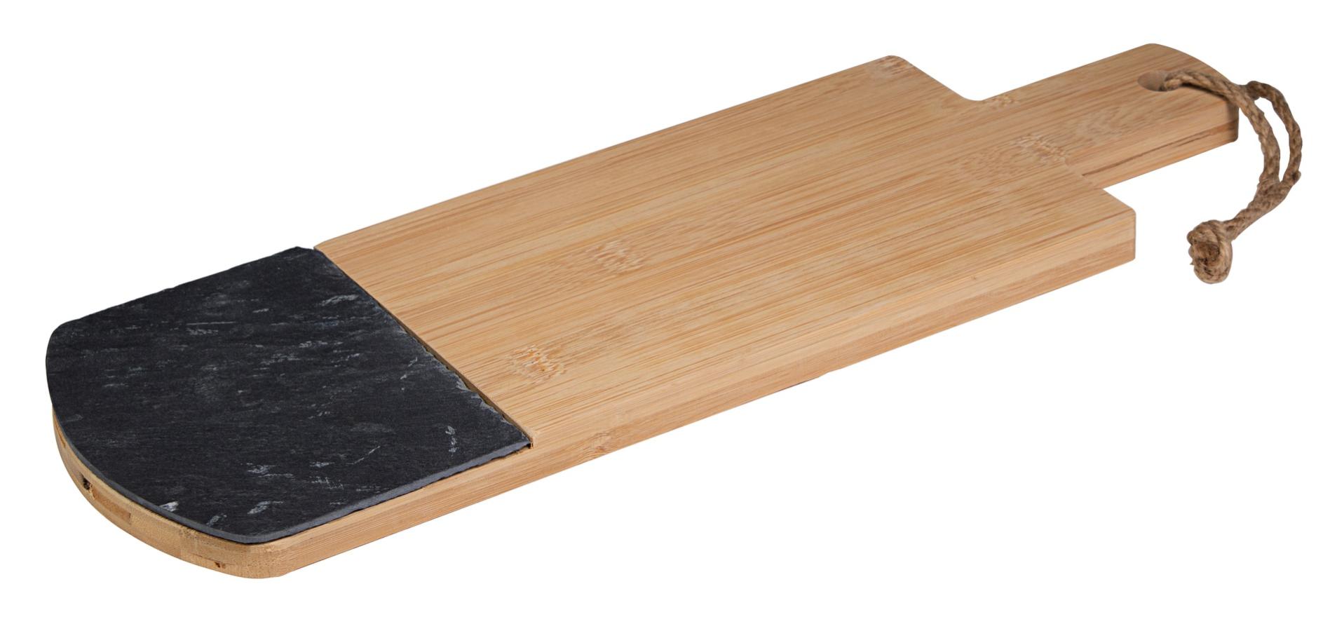 Tagliere Rettangolare Con Manico 42X13X2 Cm Legno-Ardesia | Leroy Merlin