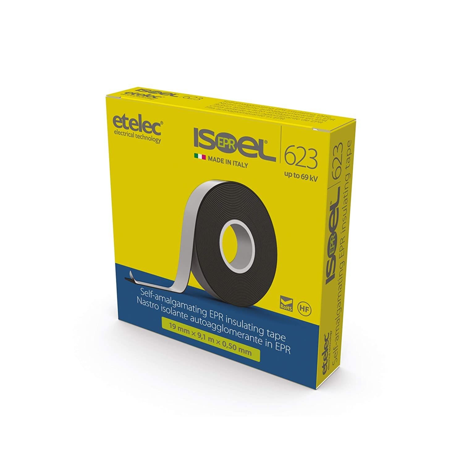 Etelec Ruban Isolant Auto-amalgamant Vulcanisation Noir, En Epr ...