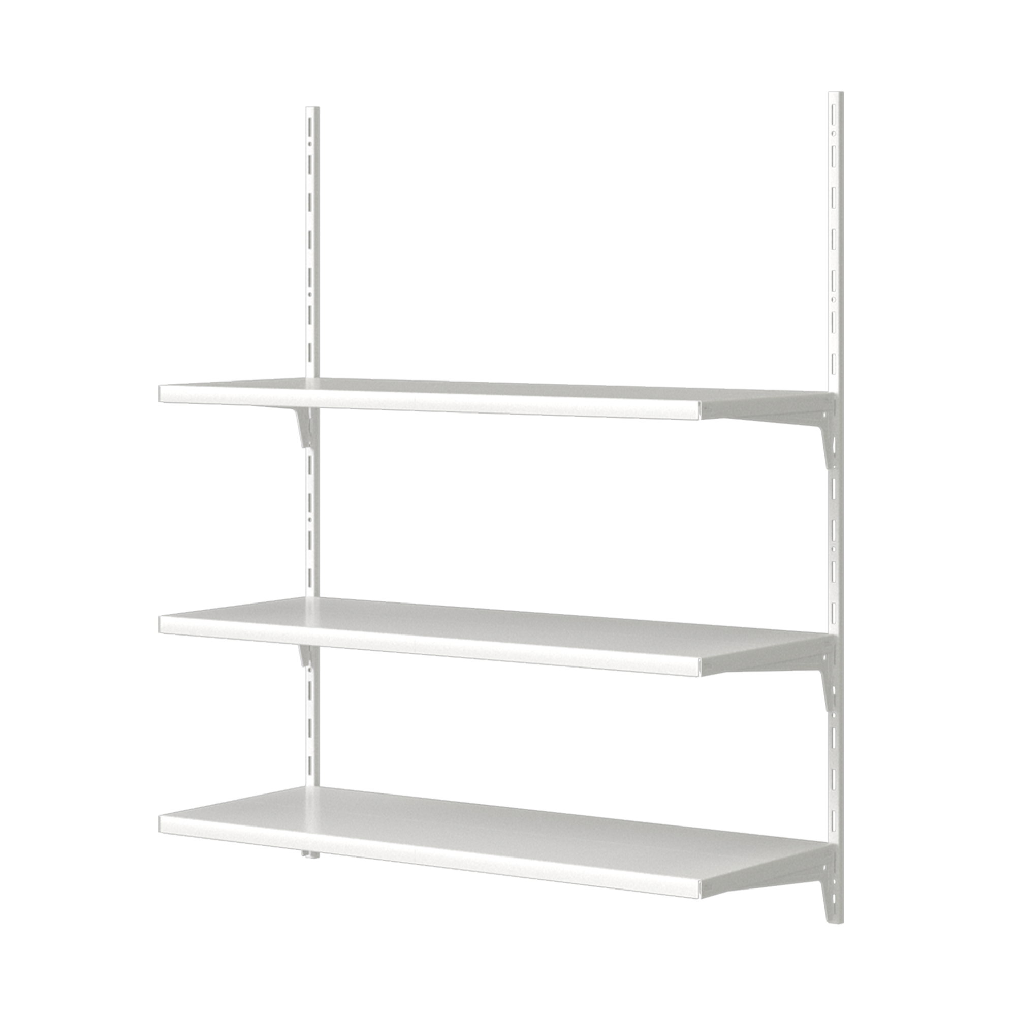 SPACEO - Étagère murale - Composition consoles / crémaillères - 3 ...