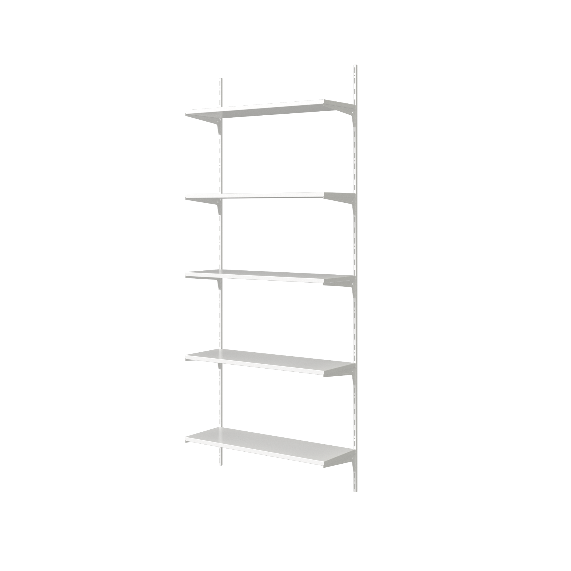 SPACEO - Étagère murale - Composition consoles / crémaillères - 5 ...