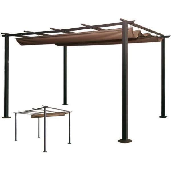 DecHome VERANDA Gazebo da Giardino 3x3 metri Copertura veranda ...