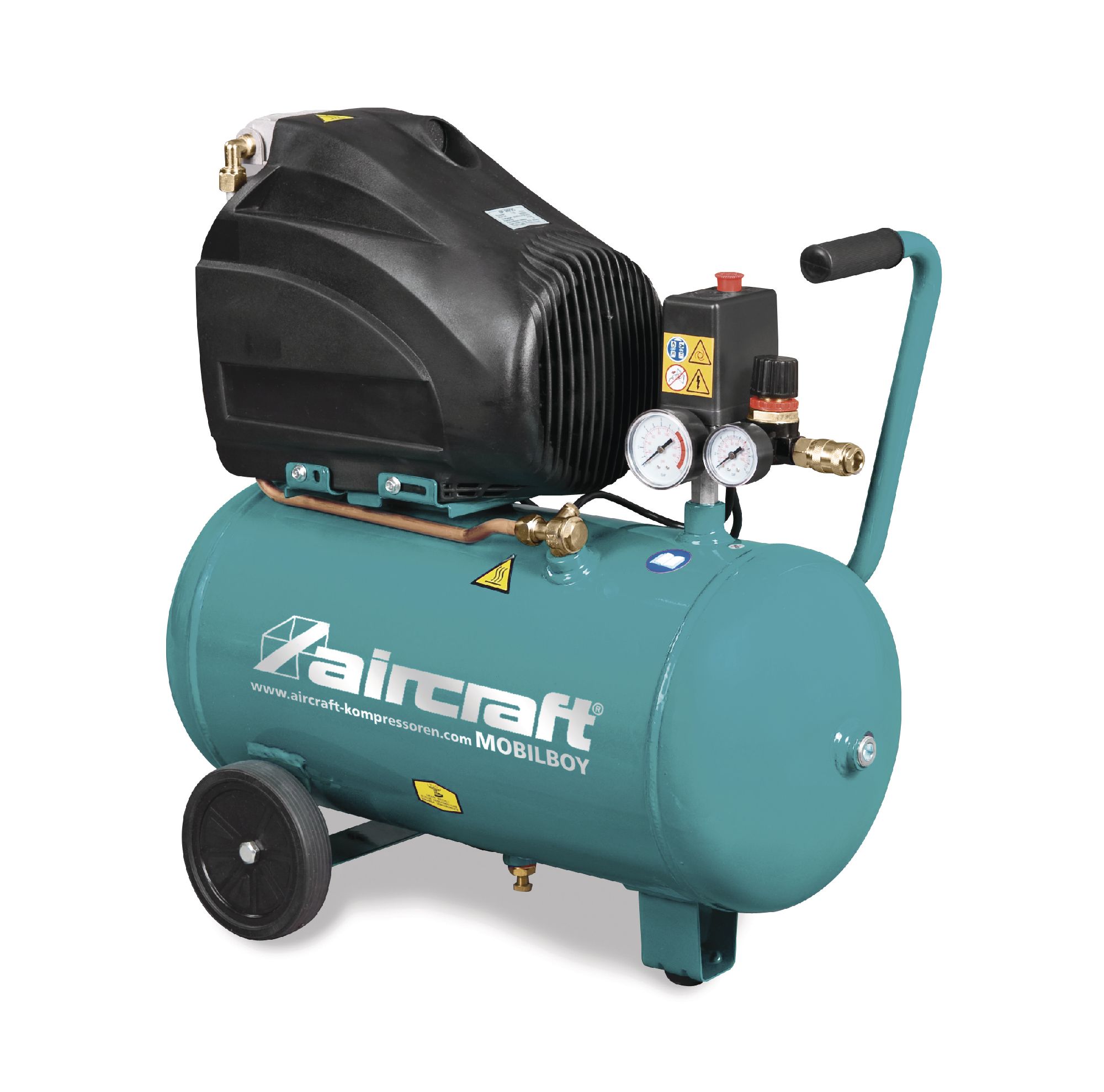 Compresseur mobile 8 bars - 24 l Aircraft MBOY 221/24 OF | Leroy Merlin