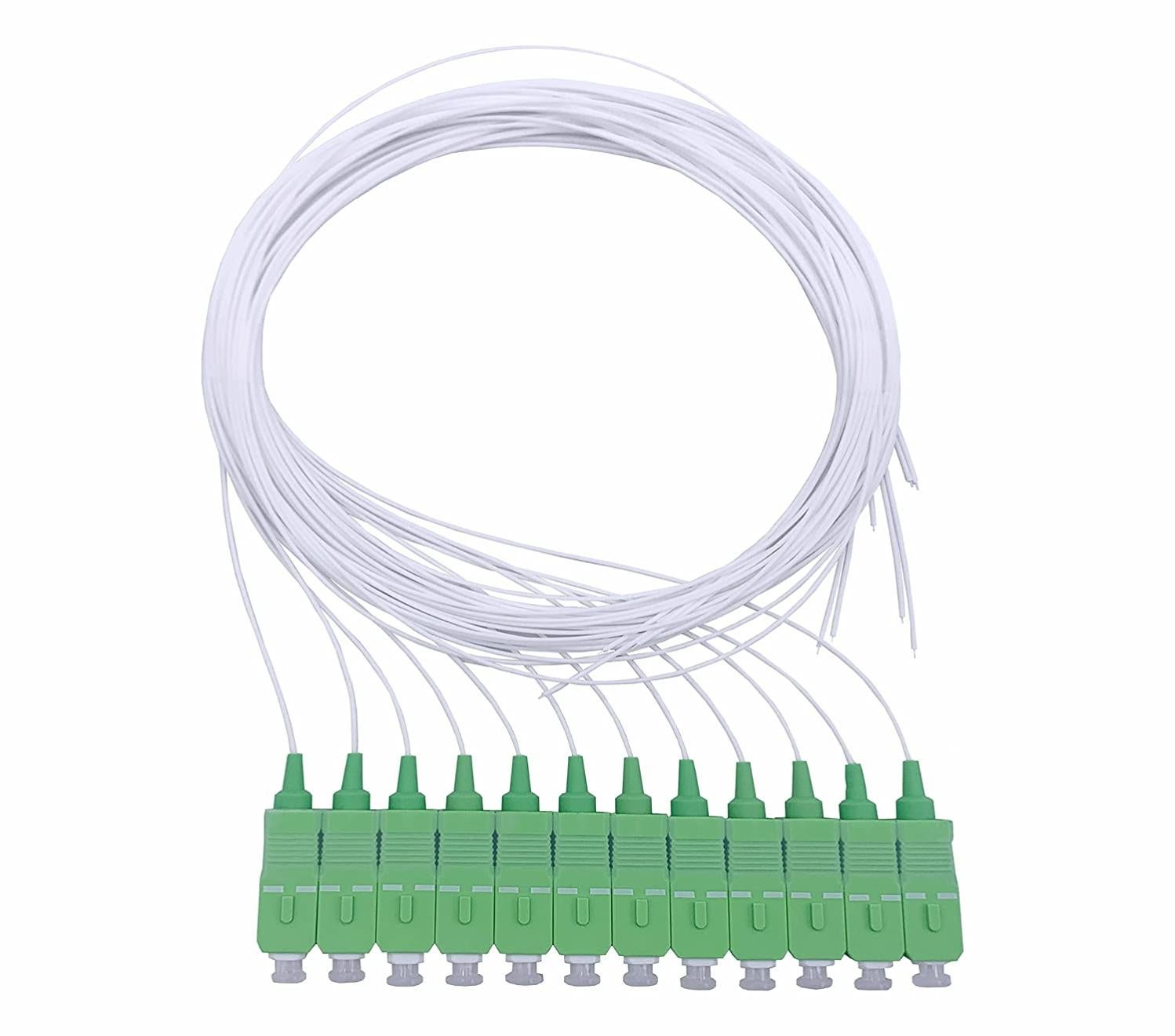 Elfcam® - Pigtail a Fibre Optique 12 Fibres Monomode Simplex SC/APC 9 ...